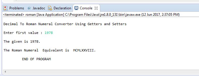 Free Programming Source Codes And Computer Programming Tutorials Decimal To Roman Numeral 
