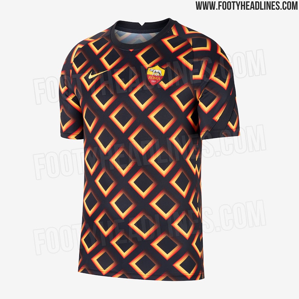 AS Roma 20-21 Pre-Match Shirt Released - Footy Headlines