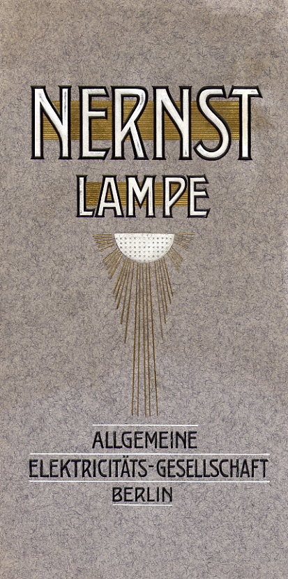 Revelation awaits an Appointed Time: The Nernst Lamp