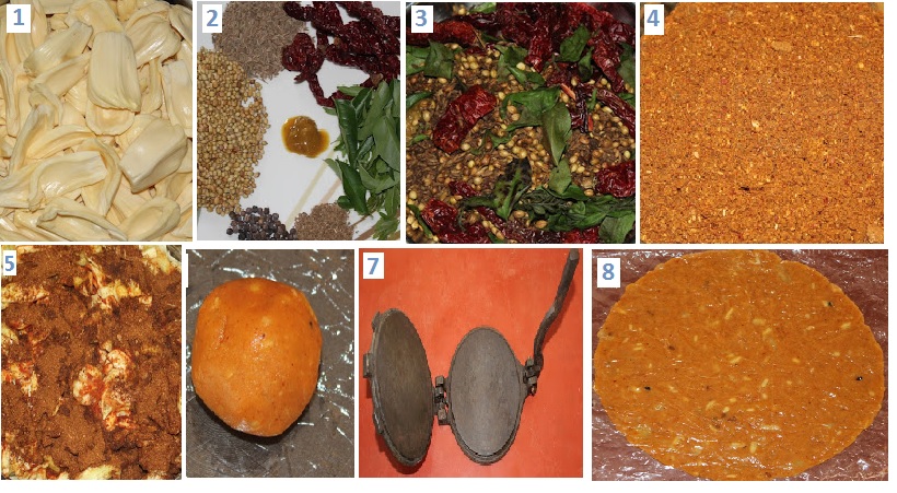 Krishna Holla: Halasinakayi happala/Jackfruit papad