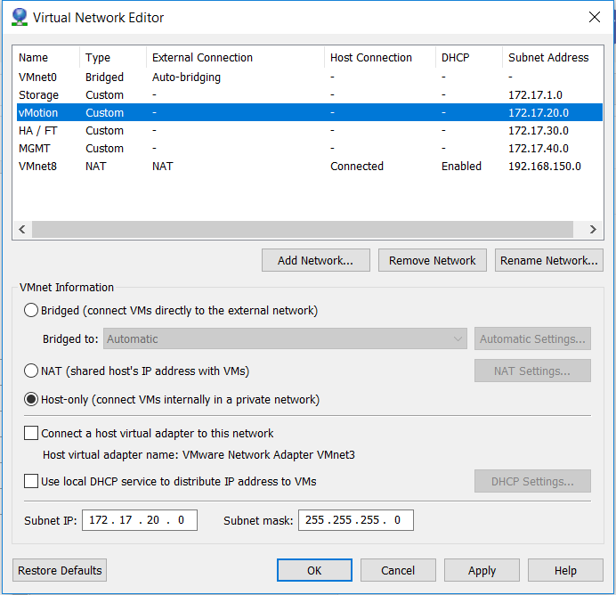 Plan and design your vSphere lab networking in VMware Workstation