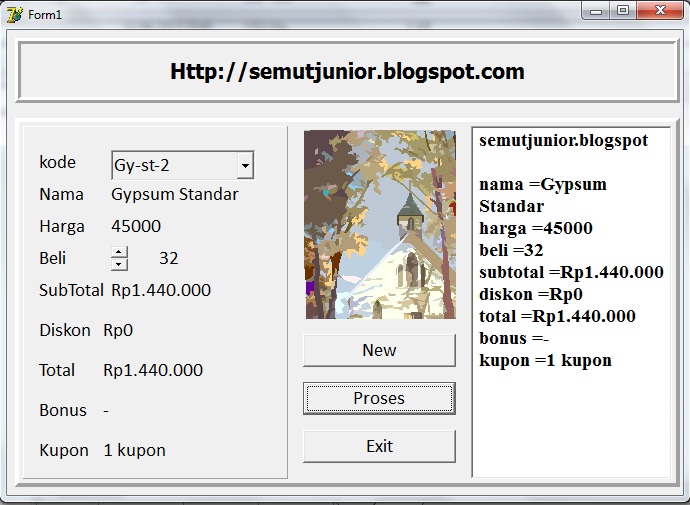 Contoh Program Delphi 7 Penjualan Resep Unic This Tab Is Unique Food