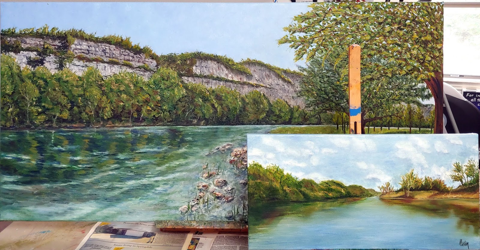 Word Weaver Art: Floating Down the Buffalo River