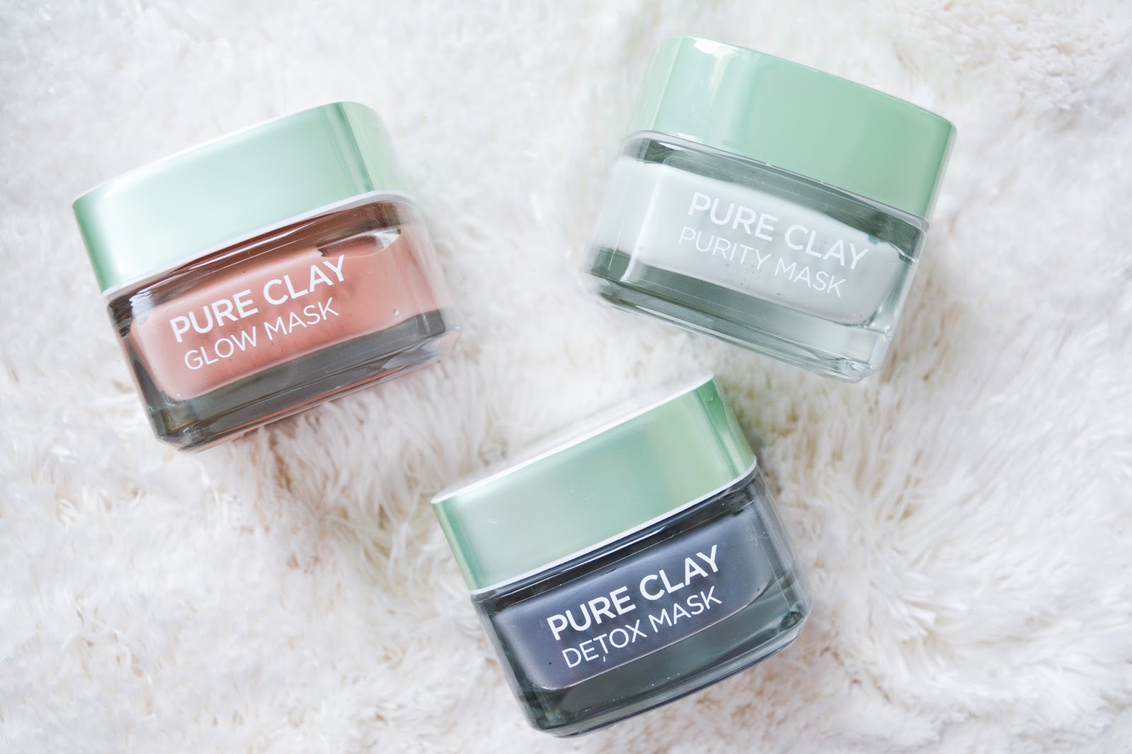 L'Oreal Pure Clay Masks - Pink Ivory Makeup