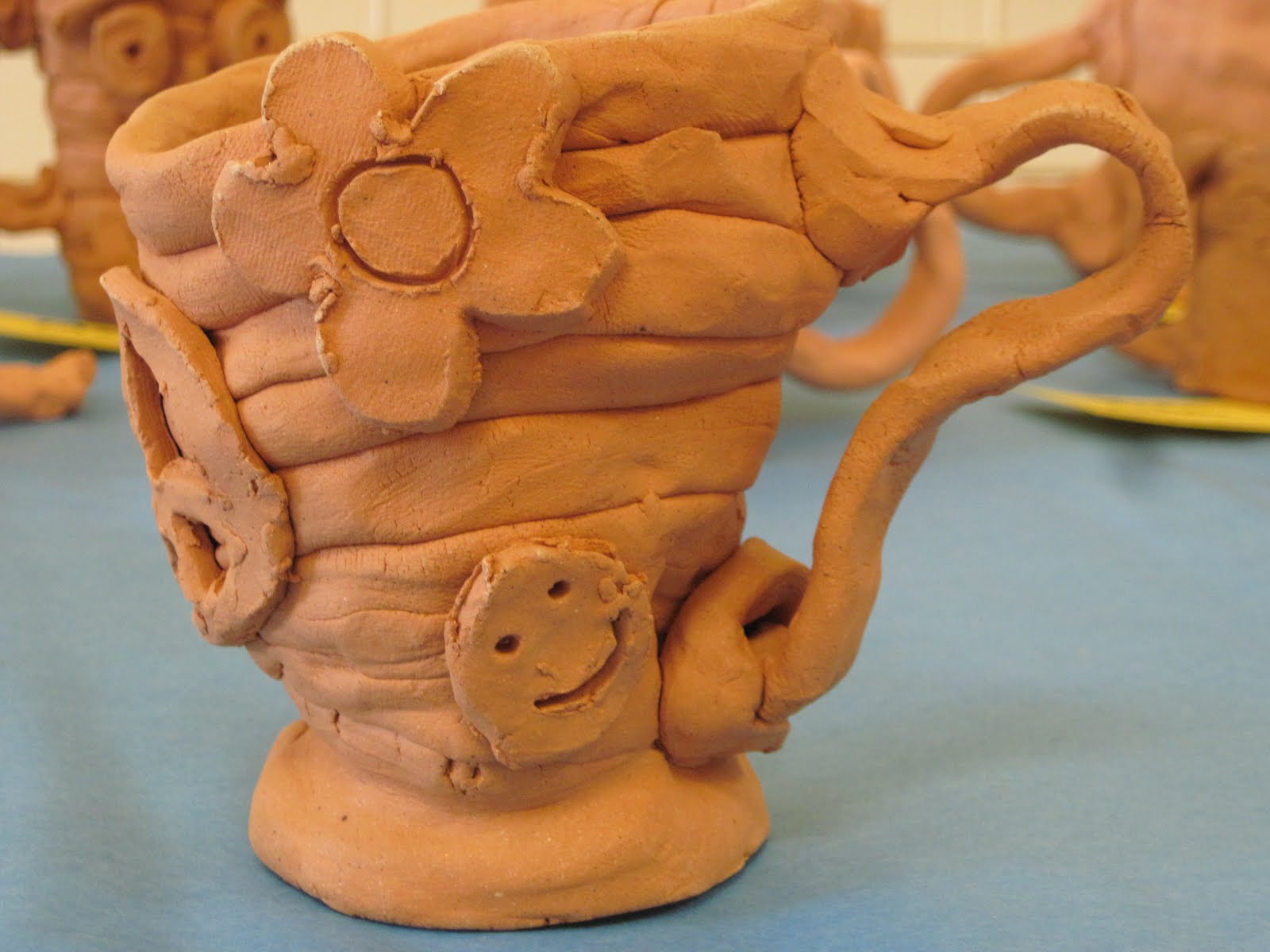 Lines, Dots, and Doodles: Clay Pots, 4th and 5th Grade