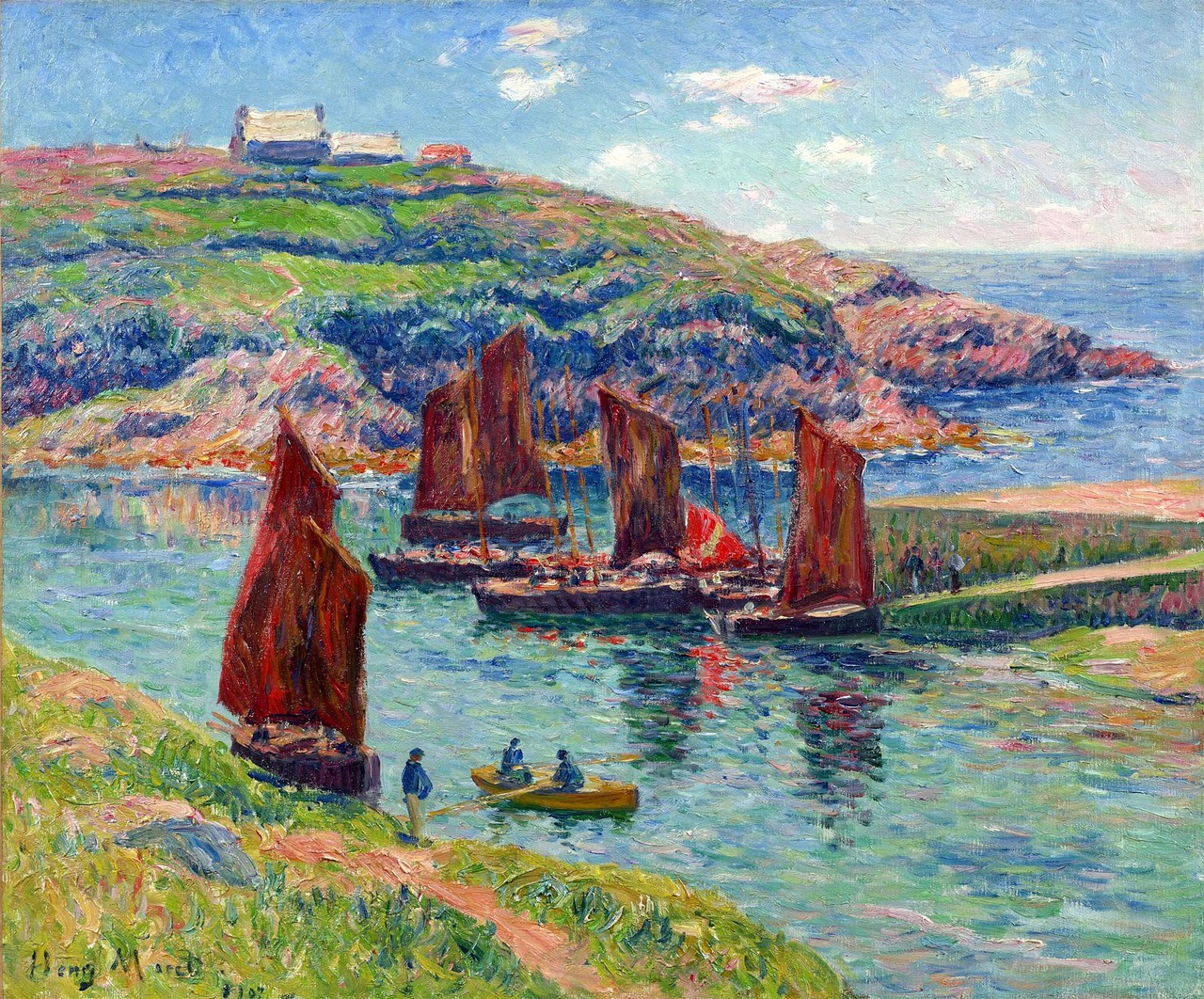Henry Moret ~ Impressionist /Symbolist painter | Tutt'Art@ | Pittura ...
