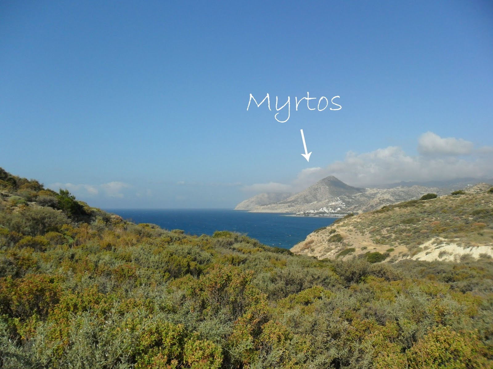 The Purple Balloon: Myrtos: a lovely place in Crete