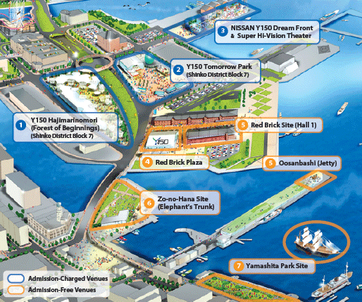 Yokohama Tourist Map Pictures | Map of Japan Cities