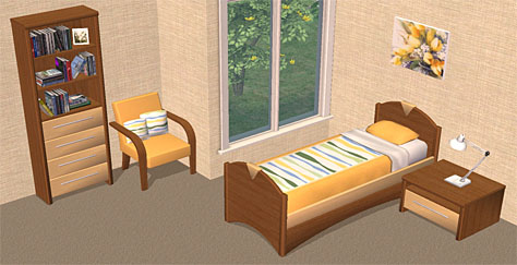 Sims2Play Archive: Sims2Play - Bedrooms and Beds