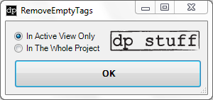 Revit Add-Ons: Free RemoveEmptyTags Add-in from dp Stuff