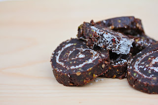 Devnaa: Recipe: Date and Coconut Roulade