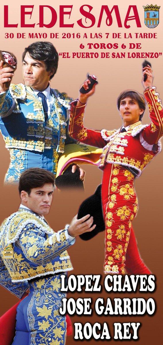 Perú Taurino: ANDRÉS ROCA REY SE PRESENTA EN LEDESMA (ESPAÑA)