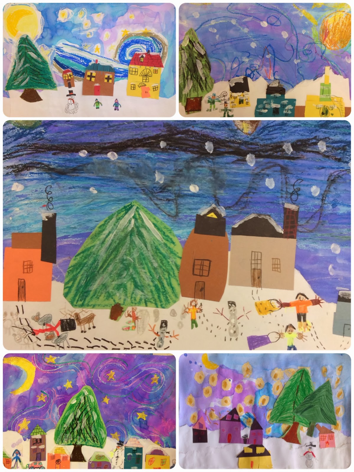 BES Art: Winter Starry Night