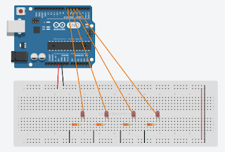Tutorial Belajar Pemrograman Arduino untuk Pemula part 6 : Kontrol Beberapa LED