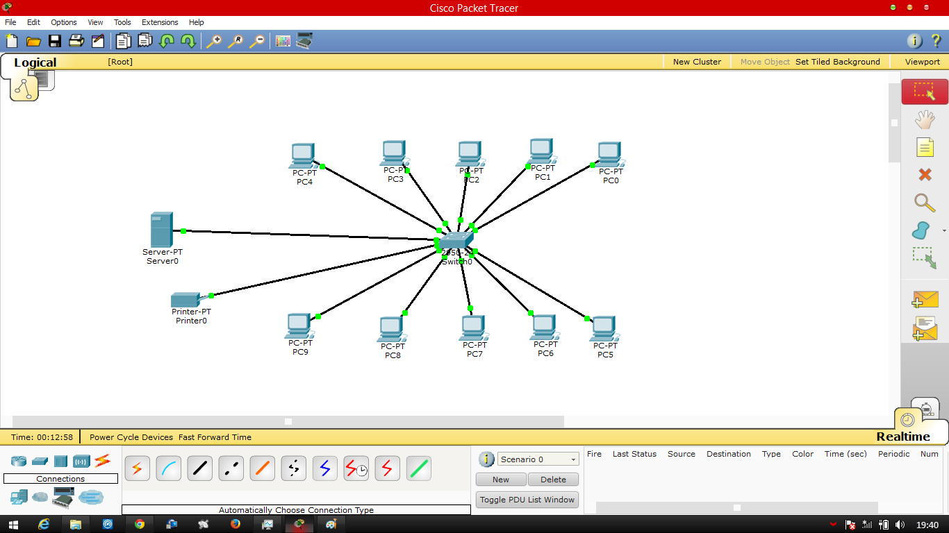 Membuat Desain Warnet Dengan Cisco Paket Tracer ~ Dhiie_cyber