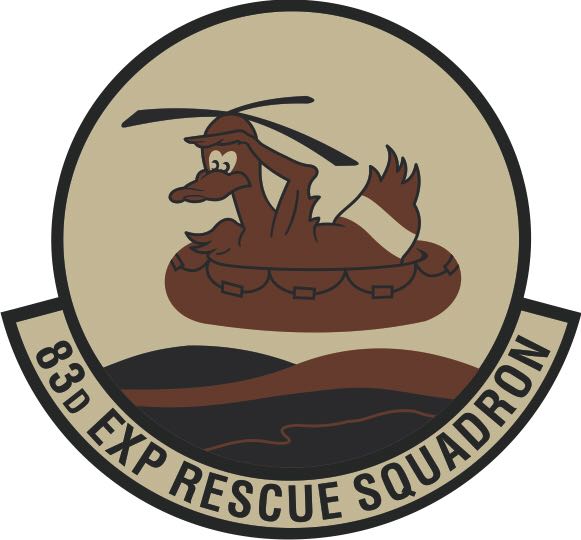 THE USAF RESCUE COLLECTION: WANTED!: USAF 83rd ERQS Patch