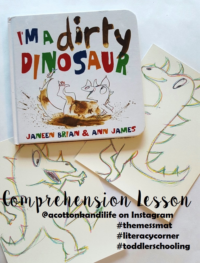 A Toddler Reading Comprehension Lesson | I'm A Dirty Dinosaur - A ...