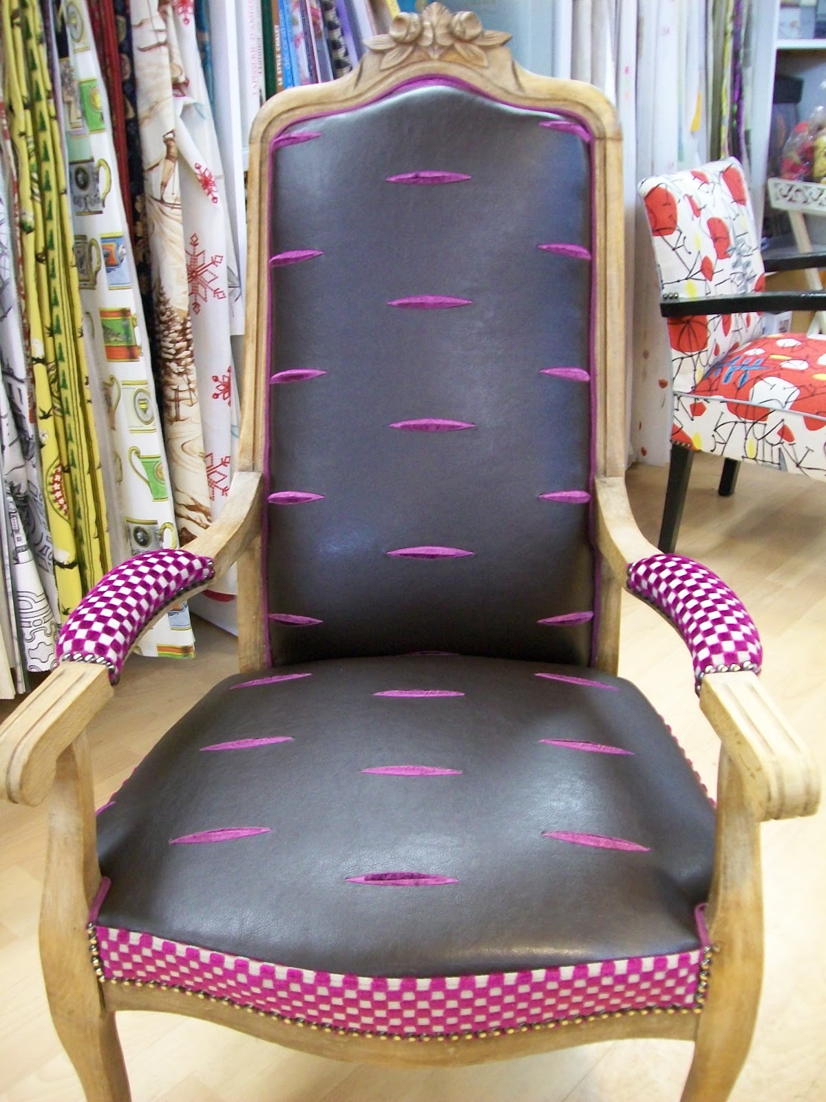 l'atelier.créa: Fauteuil Voltaire Relooker