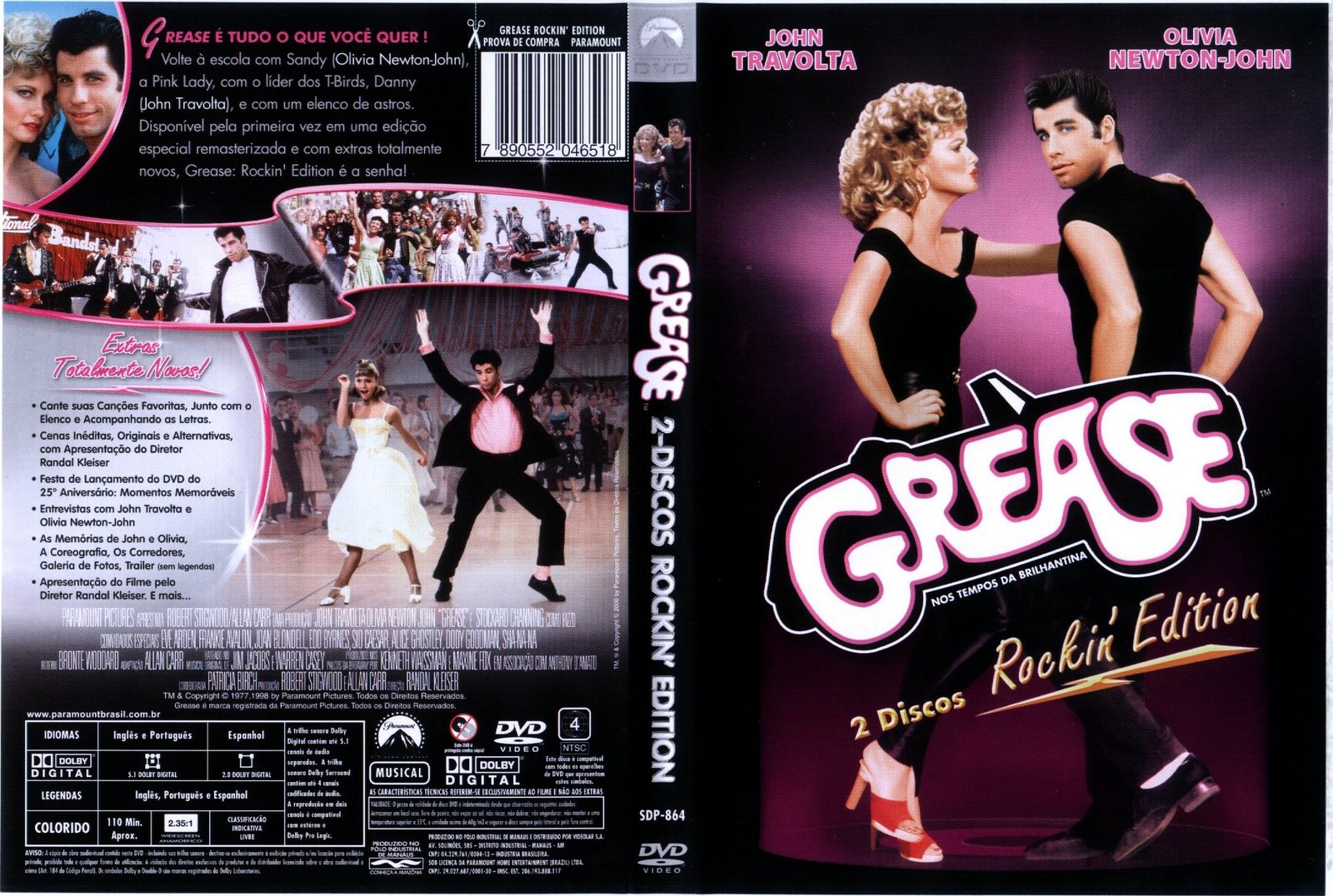 MAXIMUSS CAPAS: GREASE - NOS TEMPOS DA BRILHANTINA (Grease)
