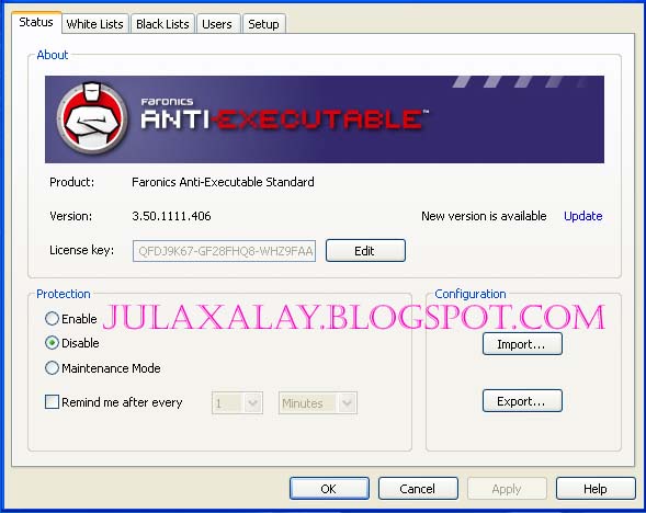 Faronics Anti-Executable 3.50 Full