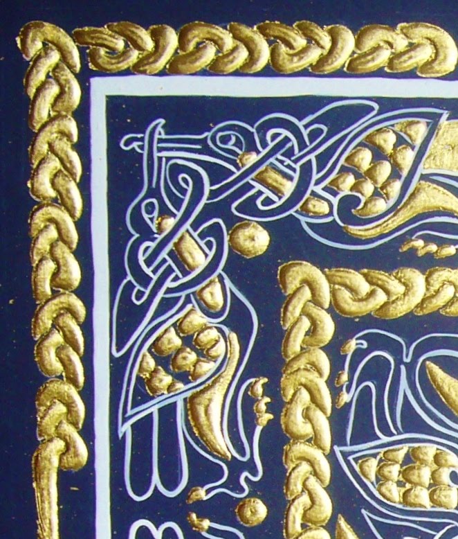 Enluminures par Mona Dalbec: Grand Motif Celtique