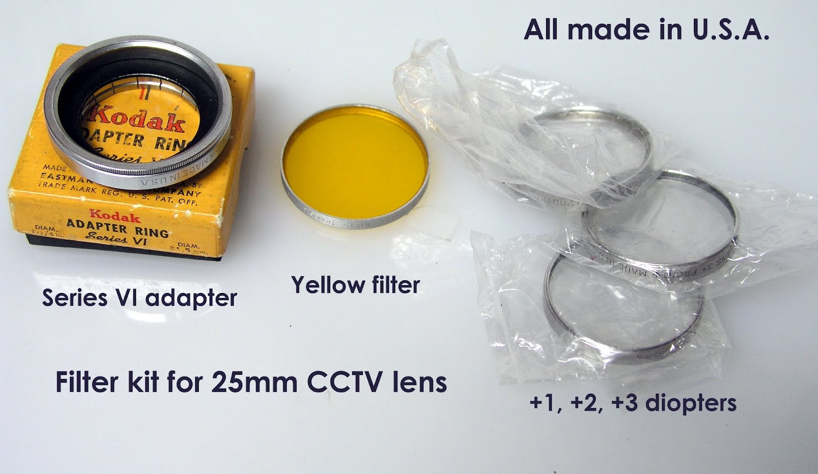 Random Camera Blog: Series Filters on a CCTV lens