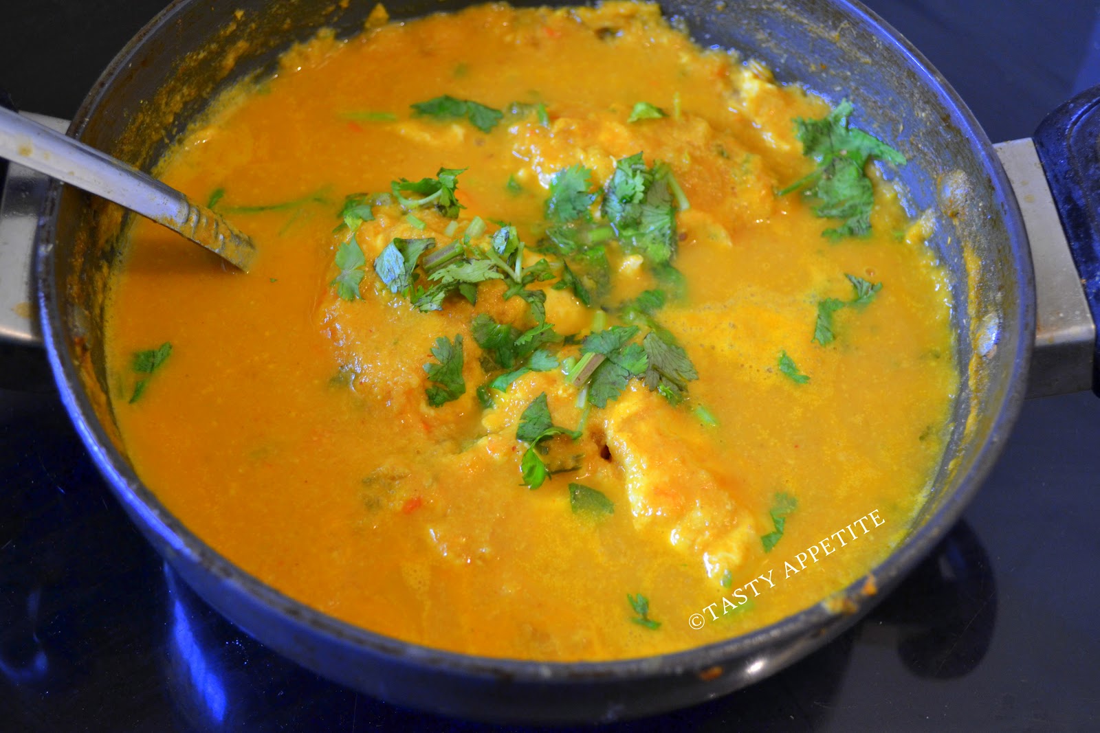 How to make Spicy Egg Korma / Step by Step