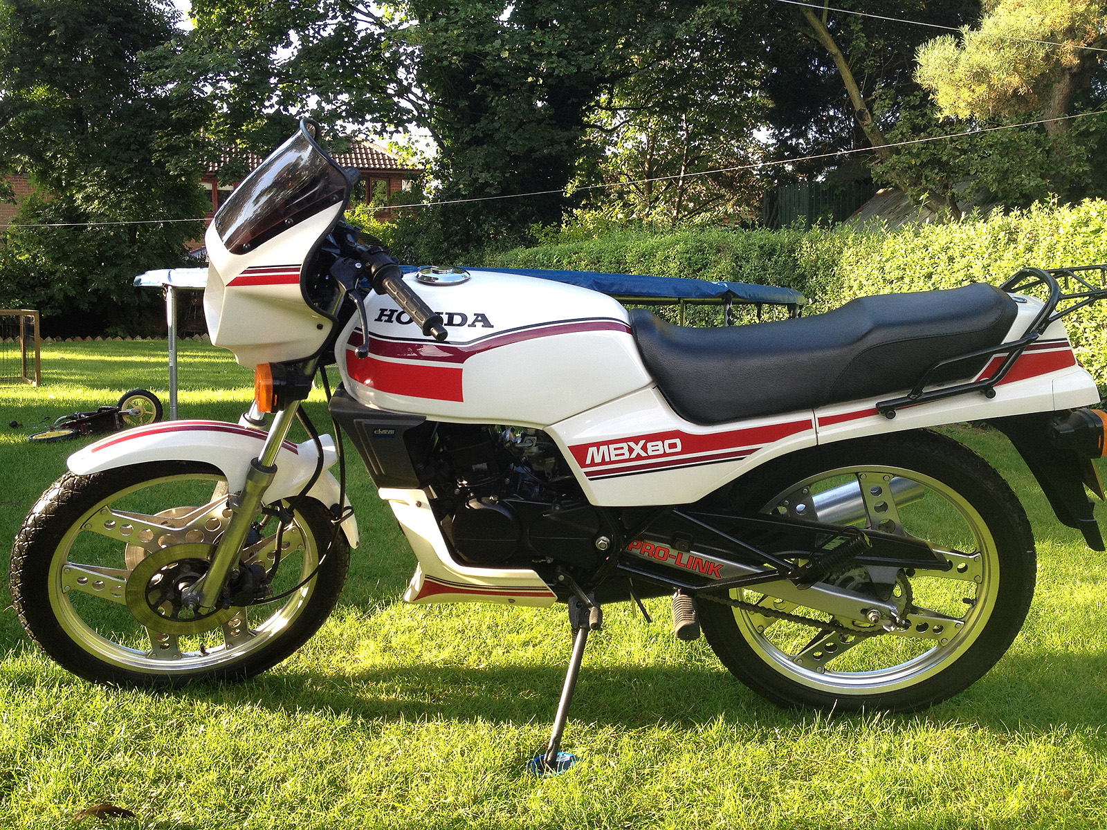 Honda MBX80 : Owners bikes: Stunning white Honda MBX80
