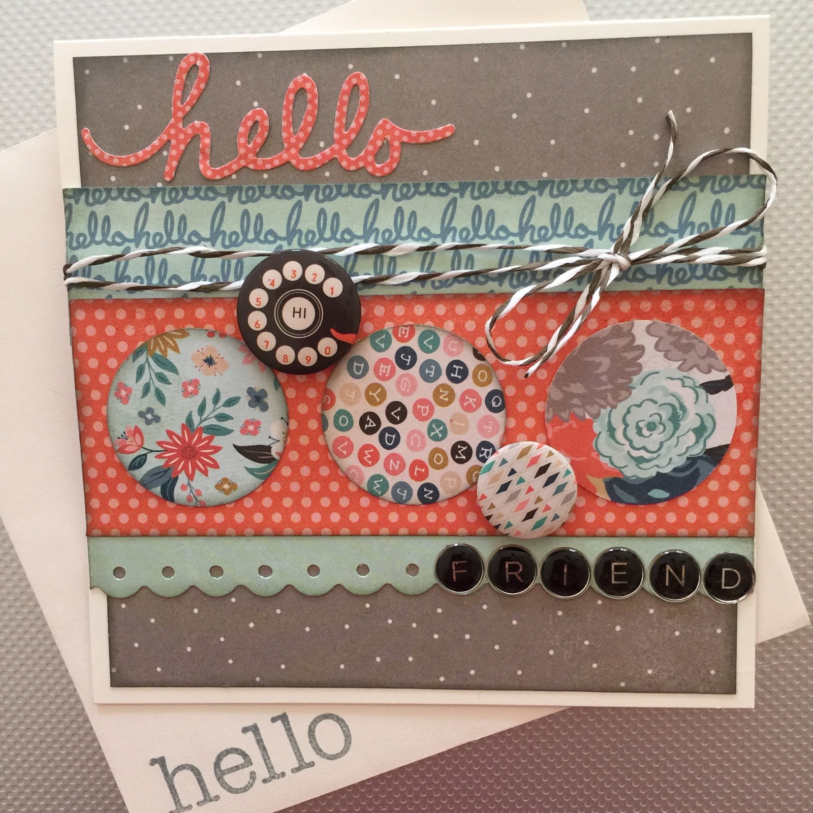 FotoBella: Hello Friend! (A Card Tutorial)