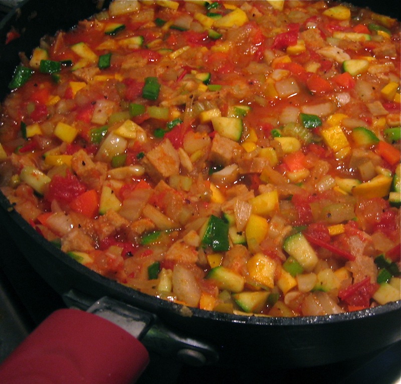 Popo's River: vegetable ragu sauce