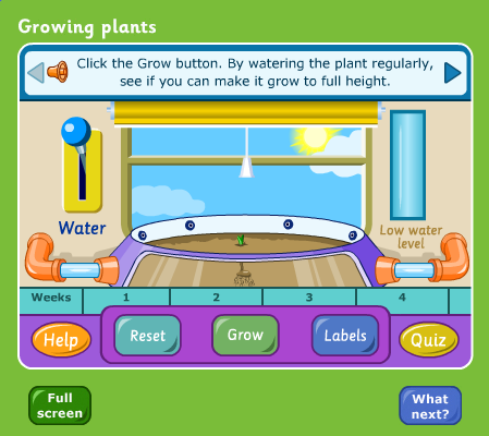PROYECTO BILINGUE CBM: Growing plants game
