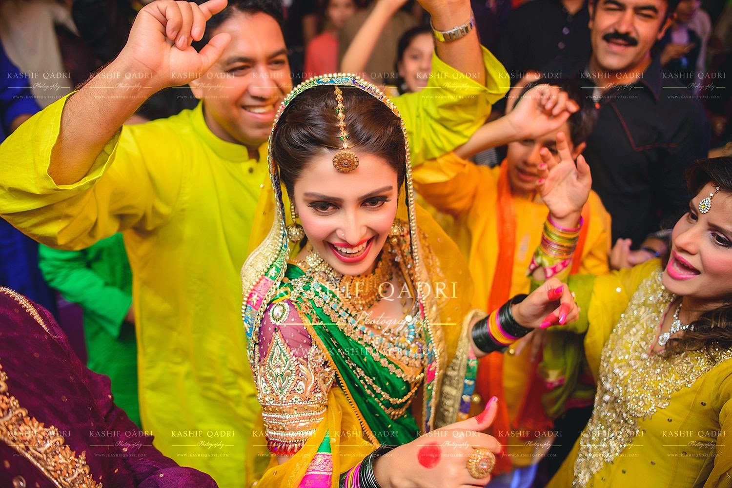 Ayeza Khan and Danish Taimoor Mehndi Celebrations ~ Mayoon Frills