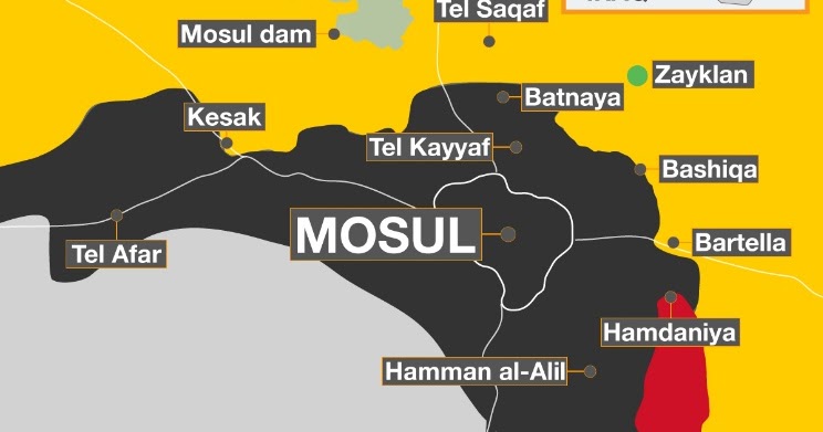 GIS Research and Map Collection: Maps of Mosul and Iraq Available from ...