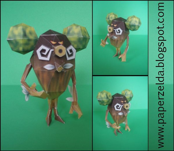 Papercraft - Zelda Deku Butler - Papercraft4u | Free Papercrafts, Paper ...