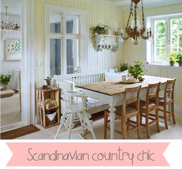 Scandinavian country chic - Home Shabby Home | Arredamento, interior, craft