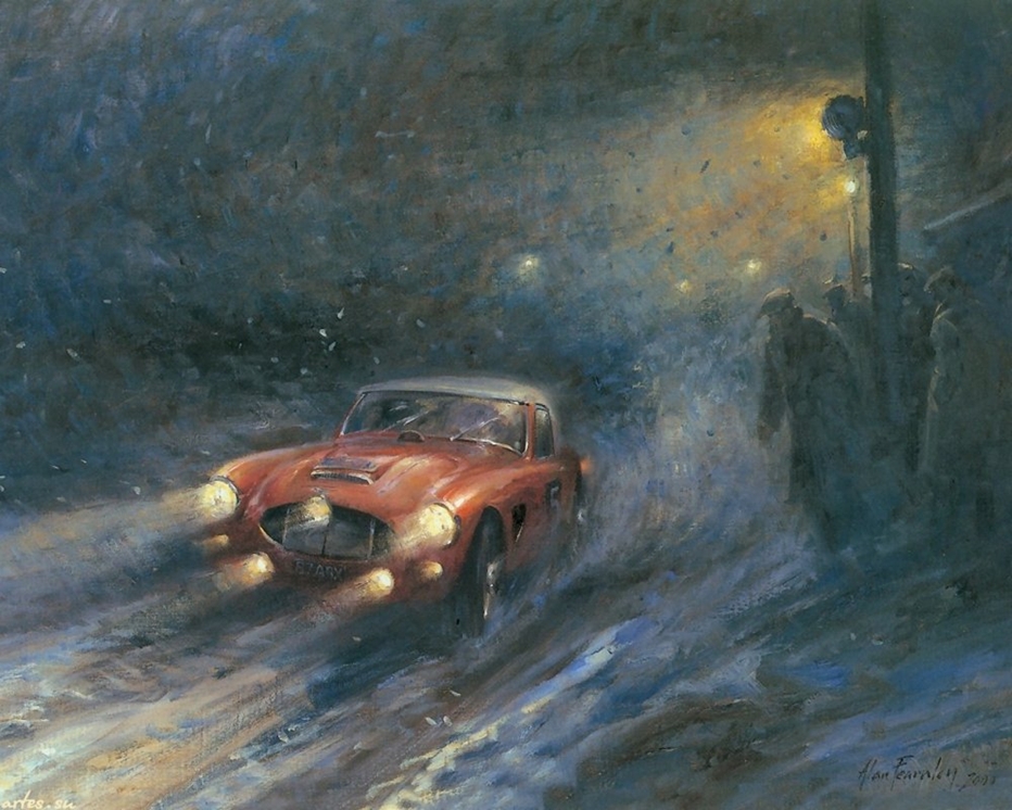 Alan Fearnley, 1942 ~ Retro and Classic Car | Tutt'Art@ | Pittura ...