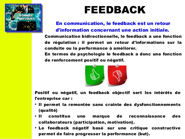 L'IMPORTANCE DU FEEDBACK DANS LA COMMUNICATION INTERPERSONNELLE