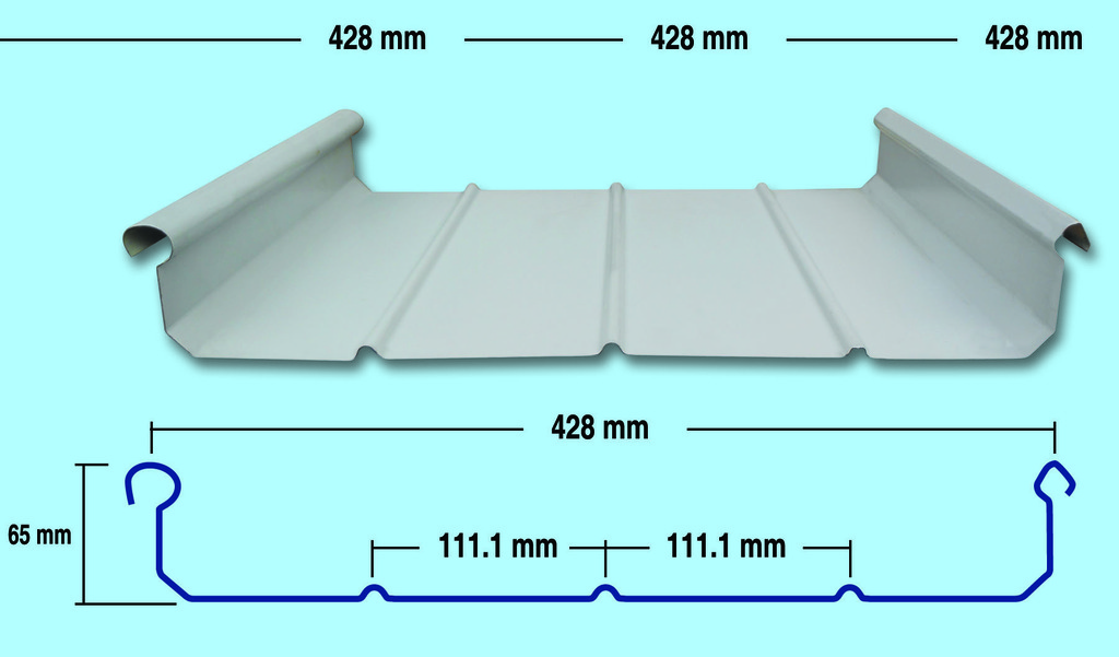 Atap Aluminium IZIP S. CURVE IMW | NIAGA BANGUNAN
