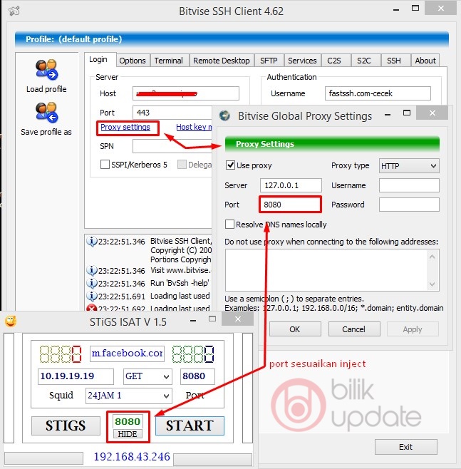 Cara menggunakan bitvise ssh client - sekafilm