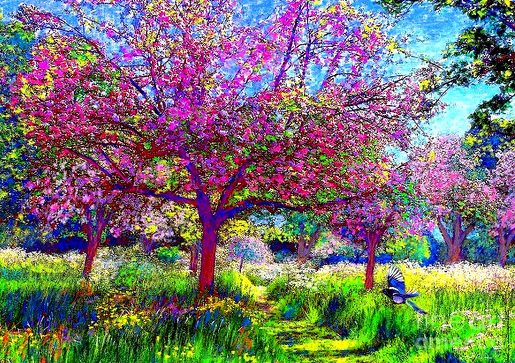 Dibujos paisajes coloridos - Imagui