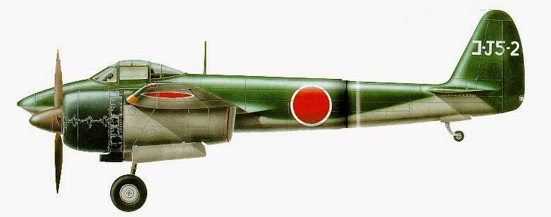 Japanese Aircraft of WWII: Nakajima J5N1 Tenrai