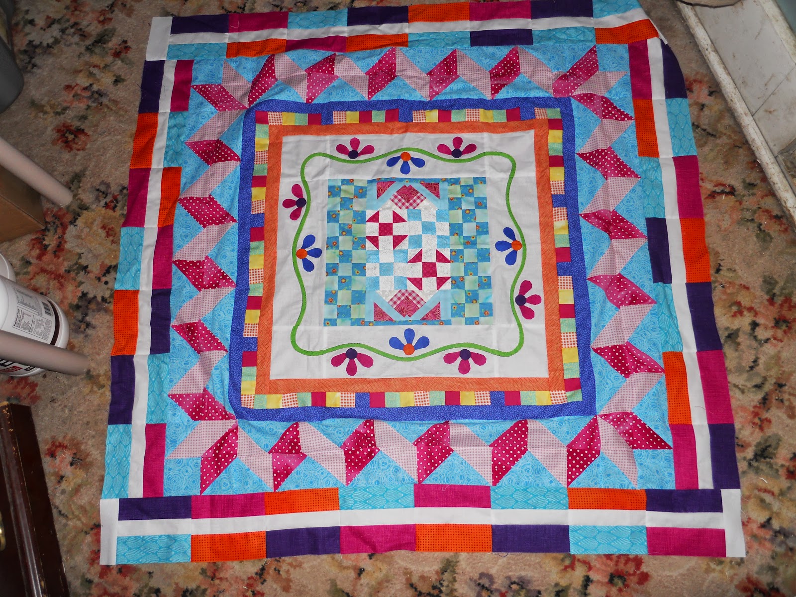 Kathy's Quilting Blog: Modern Mini Mystery Round Robin Quilts
