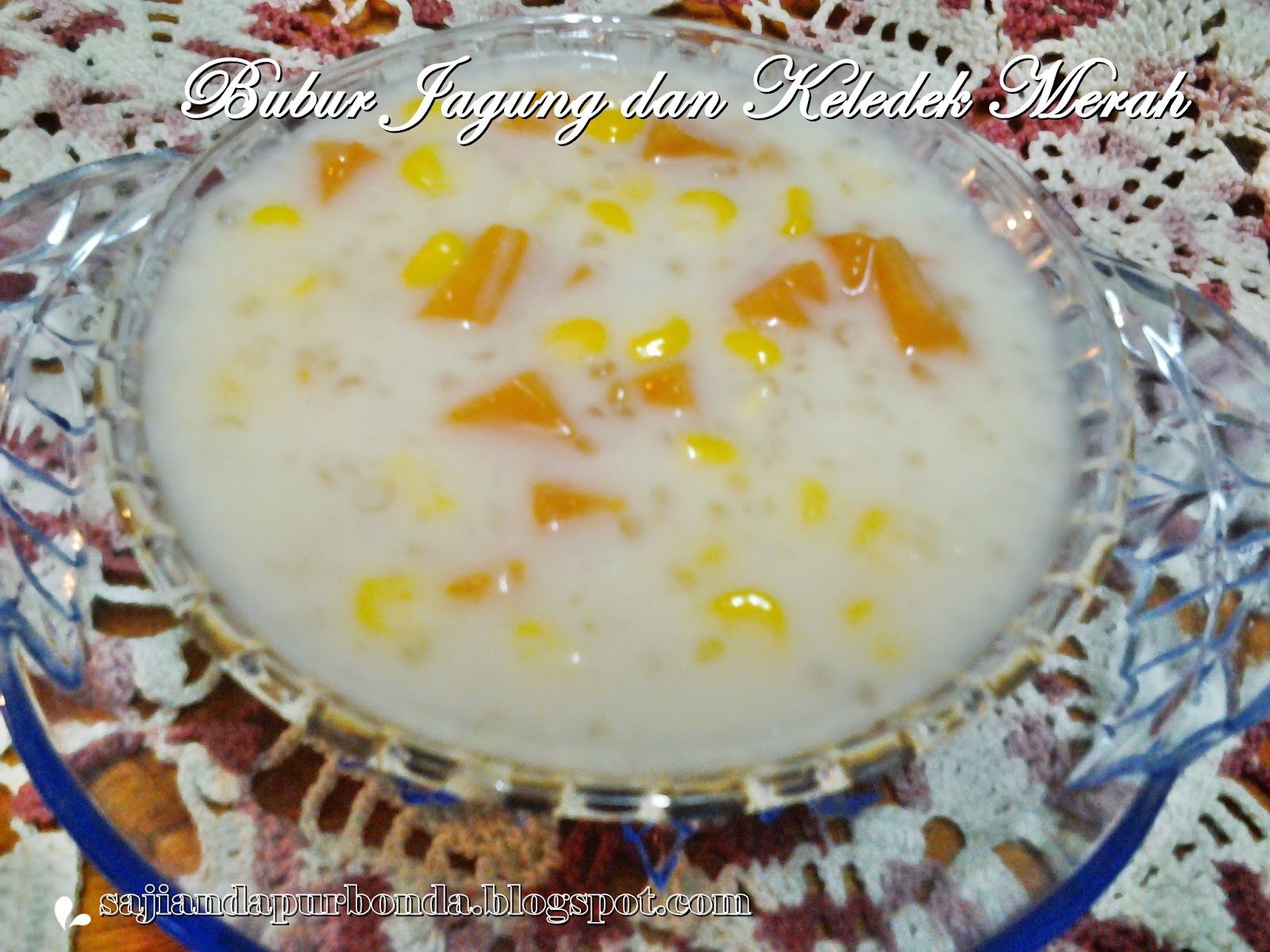 Bubur Jagung dan Keledek Merah