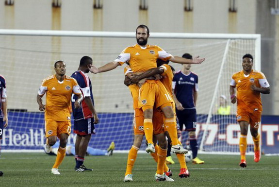 Goal of the day: Adam Moffat (Houston Dynamo) vs NE Revolution | inside ...