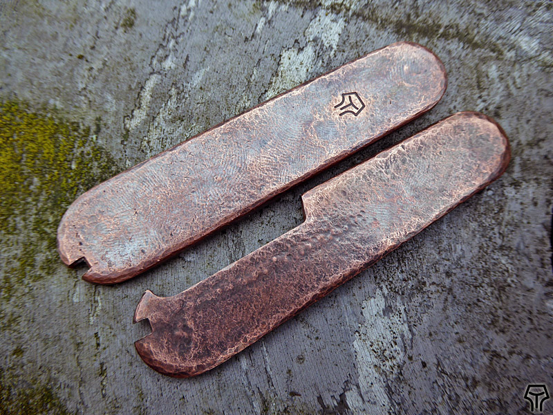 Andrzej Woronowski Custom Knives: Victorinox Swiss Army Knife scales 12