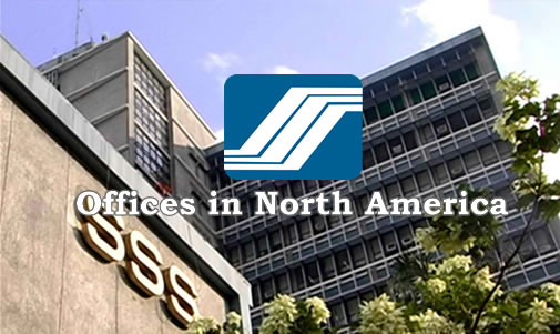 List of SSS Representative Branches/Offices North America