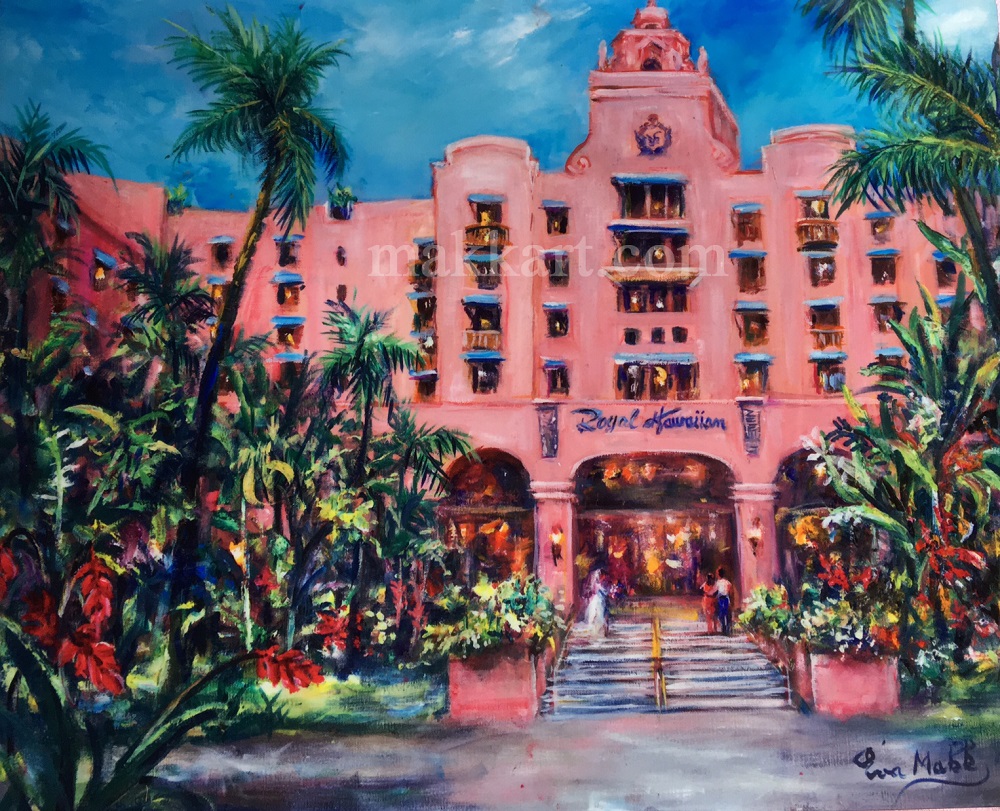 MAKK TALK: Eva Makk - Resident Artist of The Royal Hawaiian