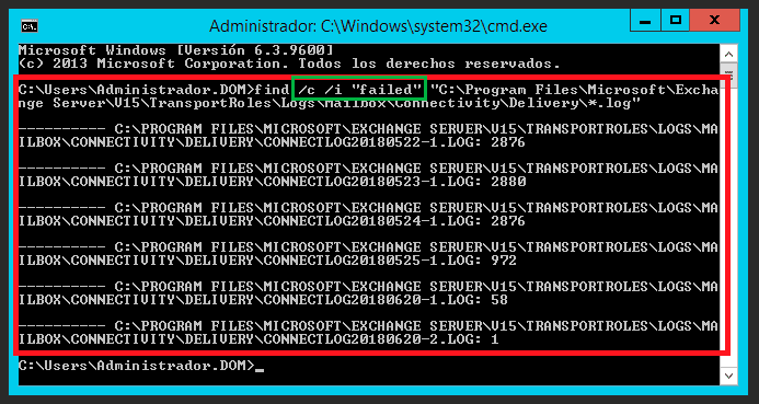 Pantallazos.es: Windows CMD: Buscar palabras en el interior de los ...