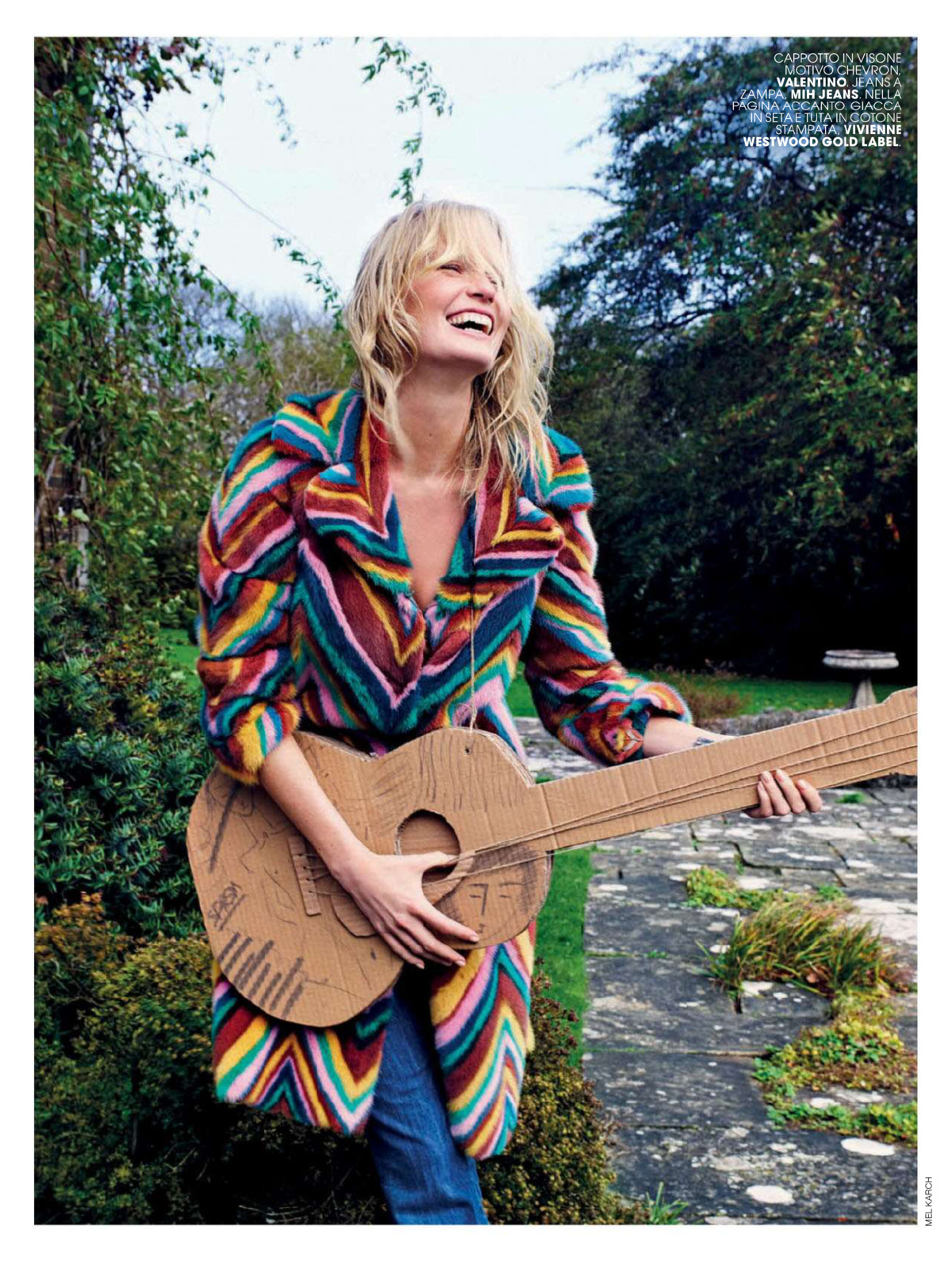 peace and love: caroline winberg by mel karch for marie claire italia ...