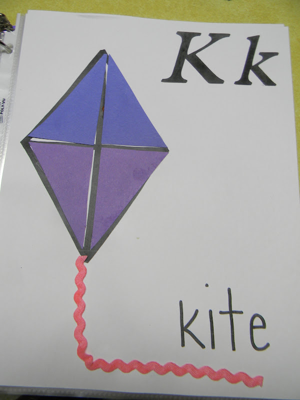 Homemade Memories: Alphabet Book - K is for Kite